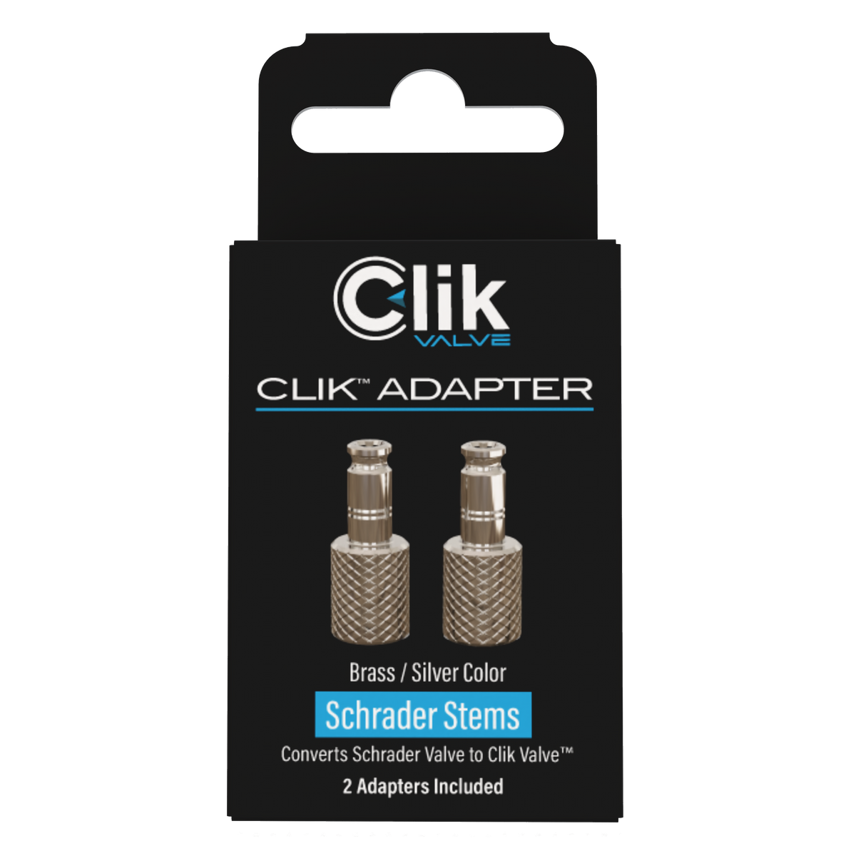Schrader to Clik Valve Adapter Set