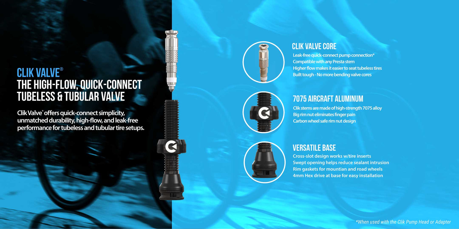 Clik Valve® | Award-Winning Quick-Connect Tire Valve System