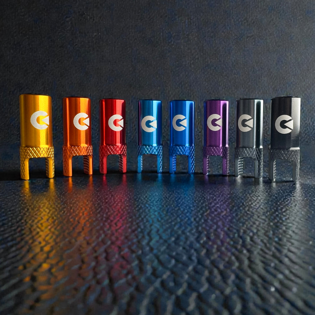 Clik Gen-2 Premium Threaded Dust Caps (Set of 4) - Aluminum