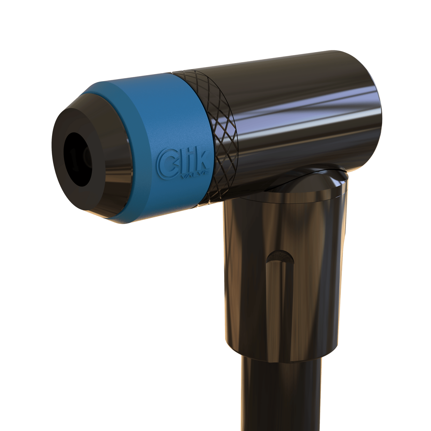 Clik 2-in-1 Right Angled Pump Head & Removeable Pump Adapter (Aluminum