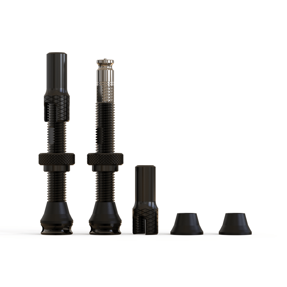 Clik Valve Tubeless Valve Sets - Black